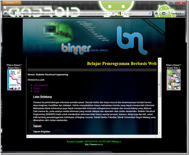 Membuat Desain Halaman Web Berbasis Frame pada HTML ~ Roisa